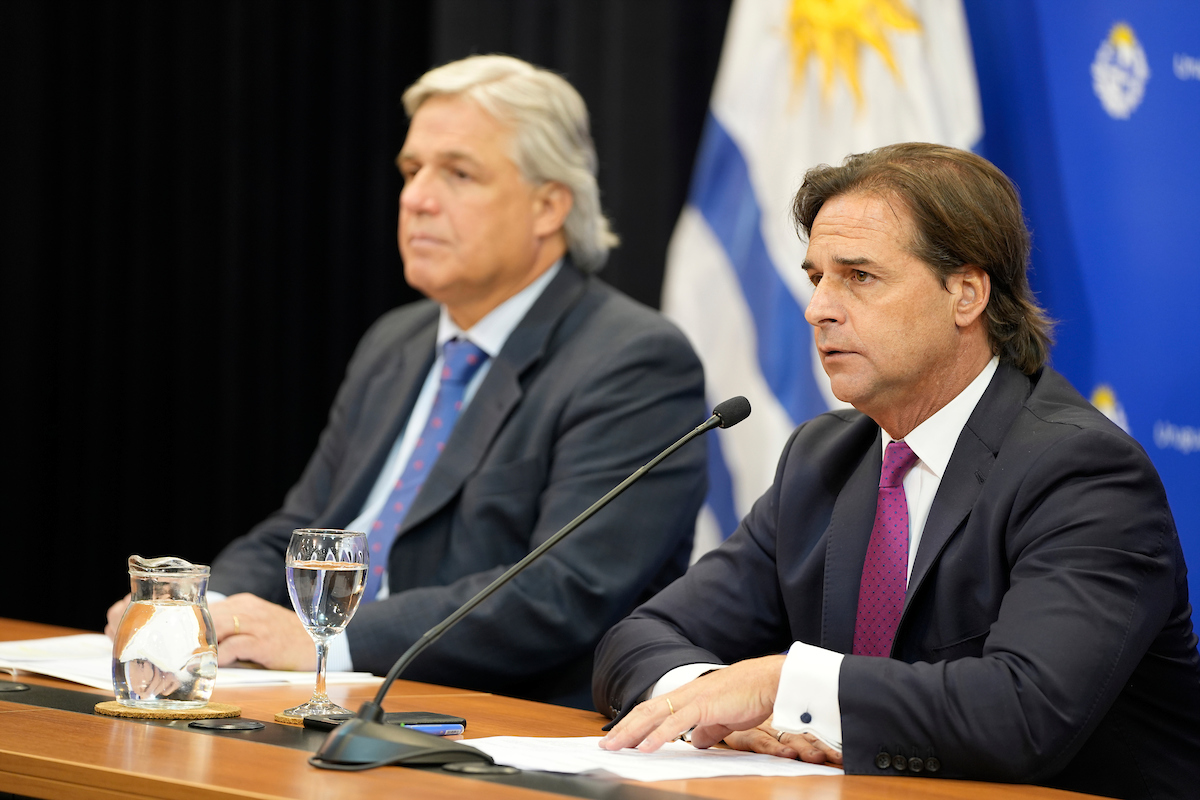 Lacalle Pou anunció el inicio de la negociación formal para el TLC con ... Lacalle Pou anunció el inicio de la negociación formal para el TLC con ...