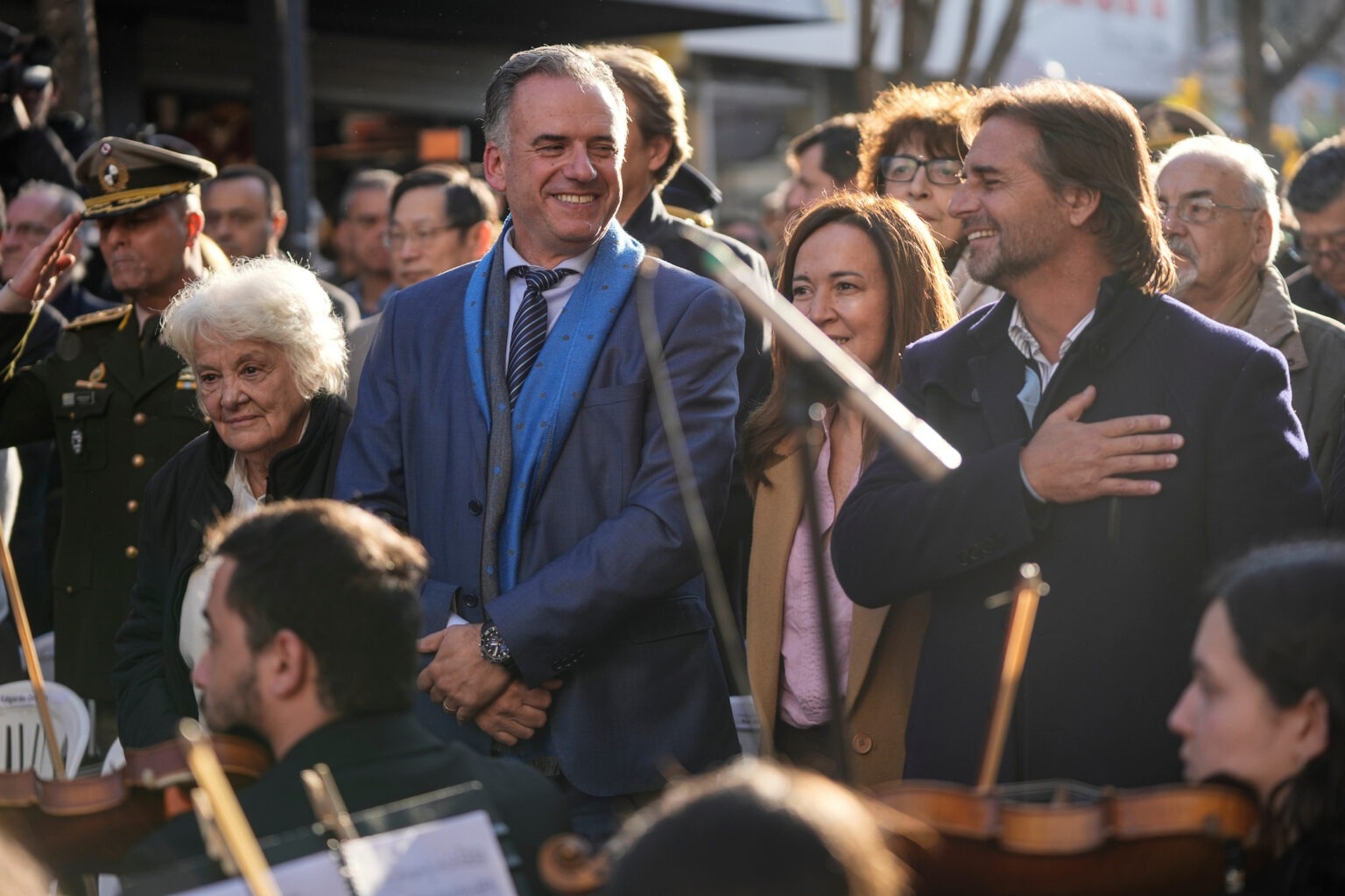 Orsi y Lacalle Pou asistieron a la asunción de Carlos Enciso en Florida ...